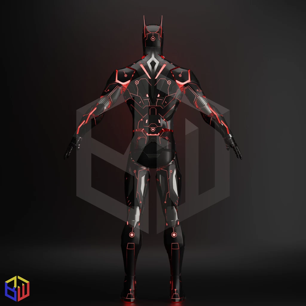Traje Blindado De Batman Beyond Estatua Batman Beyond Concept Design