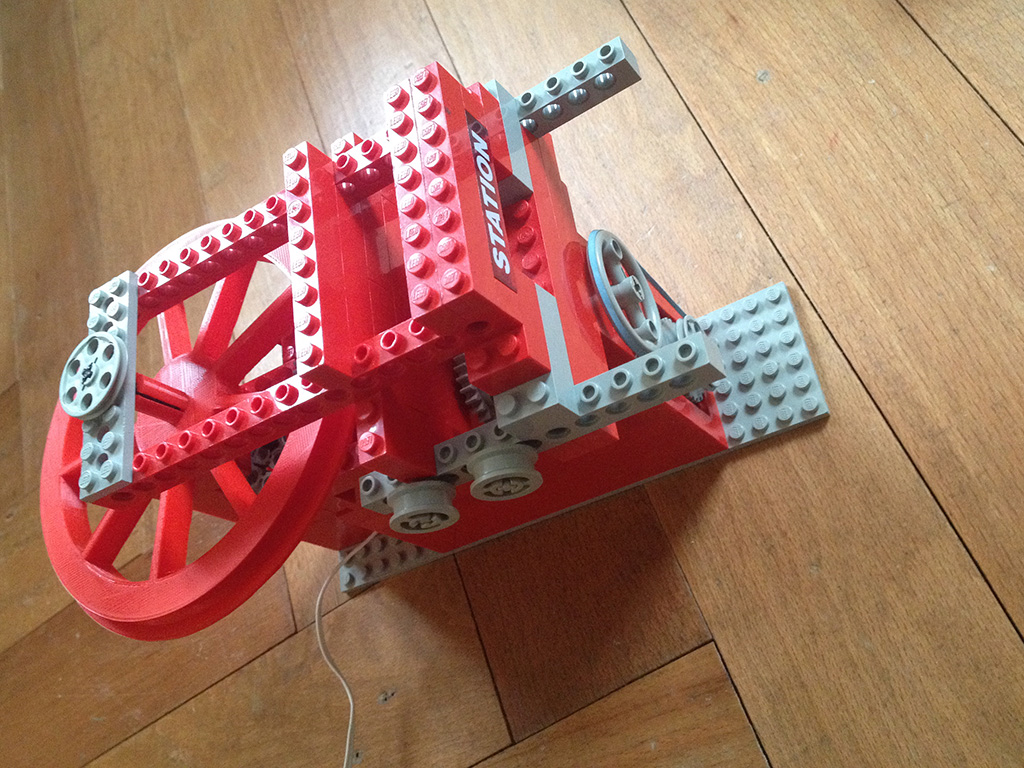 Modelo 3d de Lego teleférico de rueda / seilbahn / góndola para ...