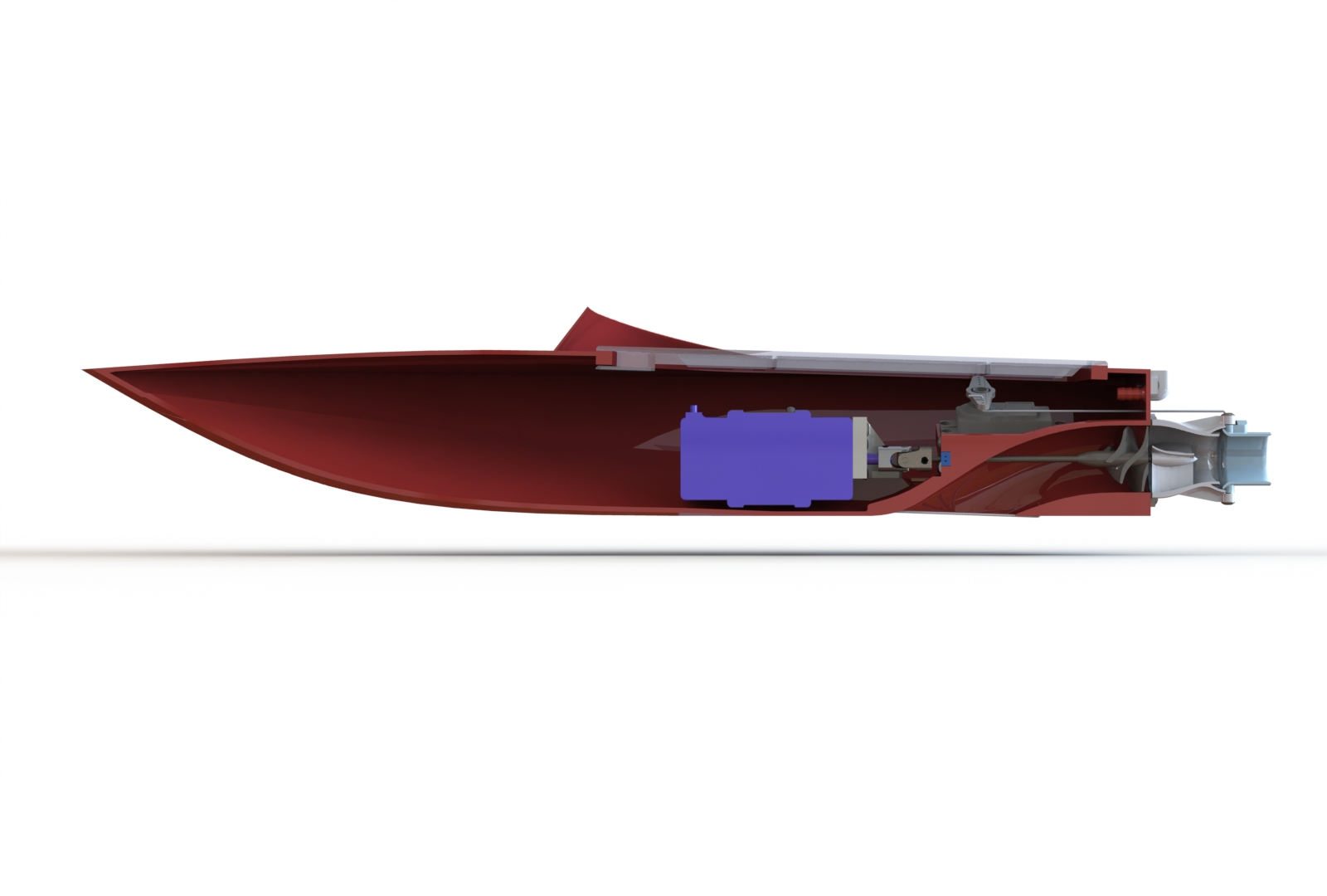 3d printed jet boat v2 3d model for 3d printers free