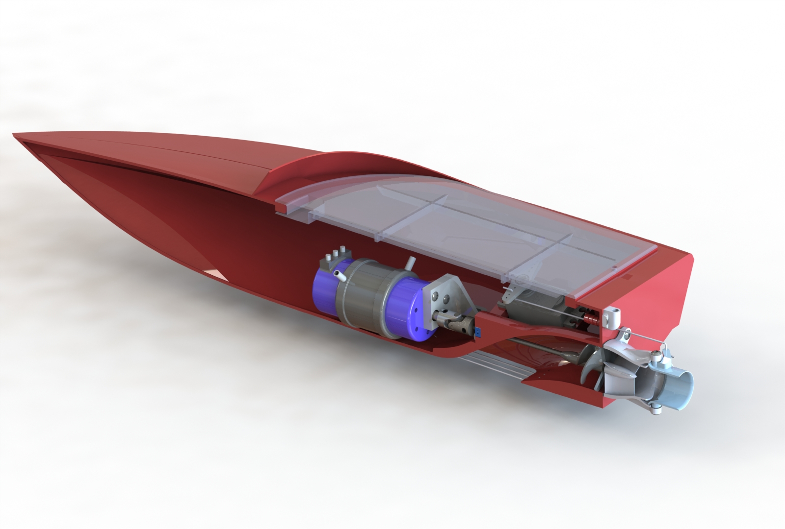 3d printed jet boat v2 3d model for 3d printers free